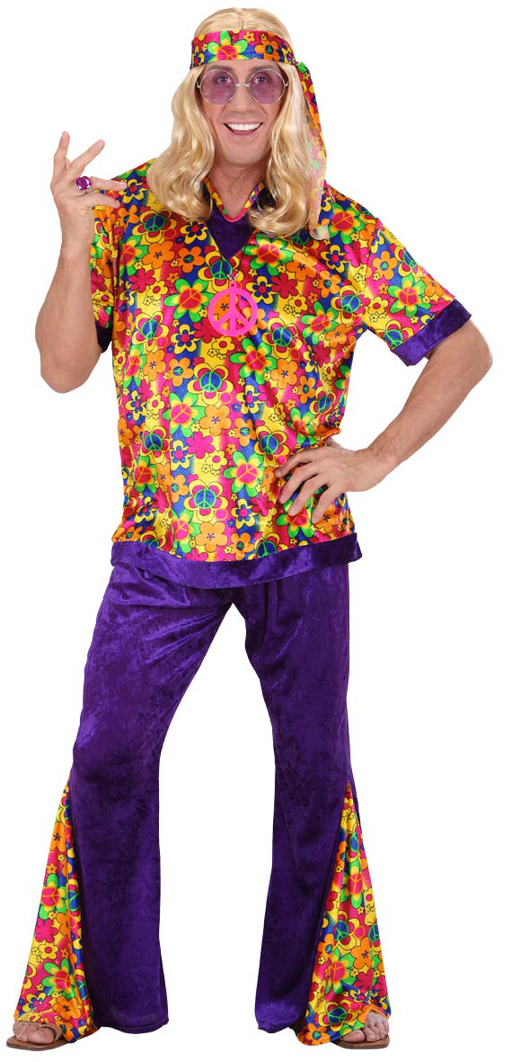 Déguisement hippie homme : Costume baba cool adulte